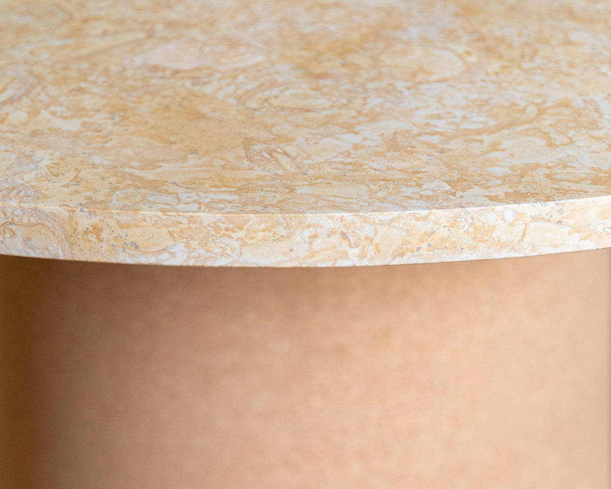 Sintra Dining Table | Yellow Limestone / Cork – FRAMA