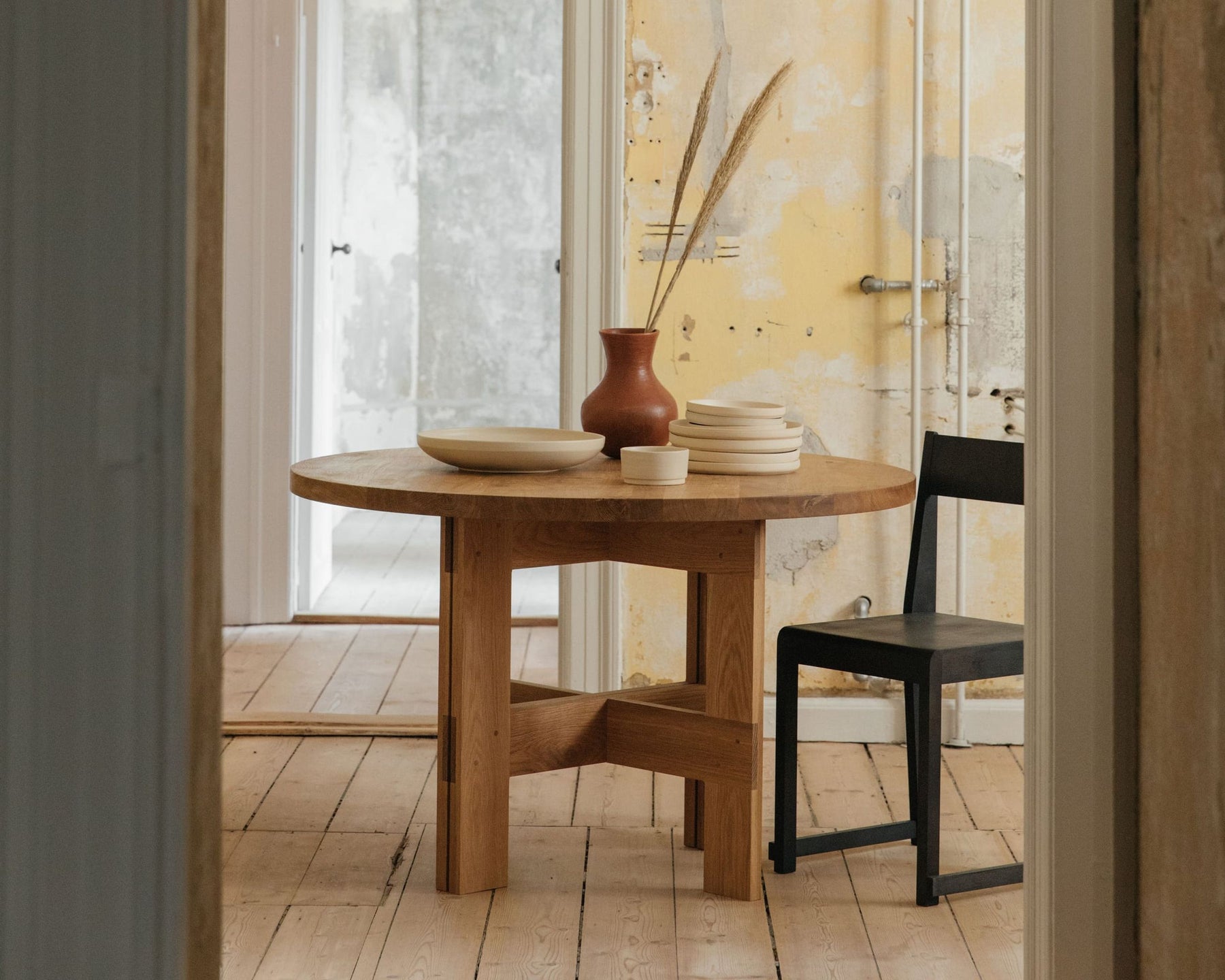 Farmhouse Table Trestles | Natural Oak – FRAMA