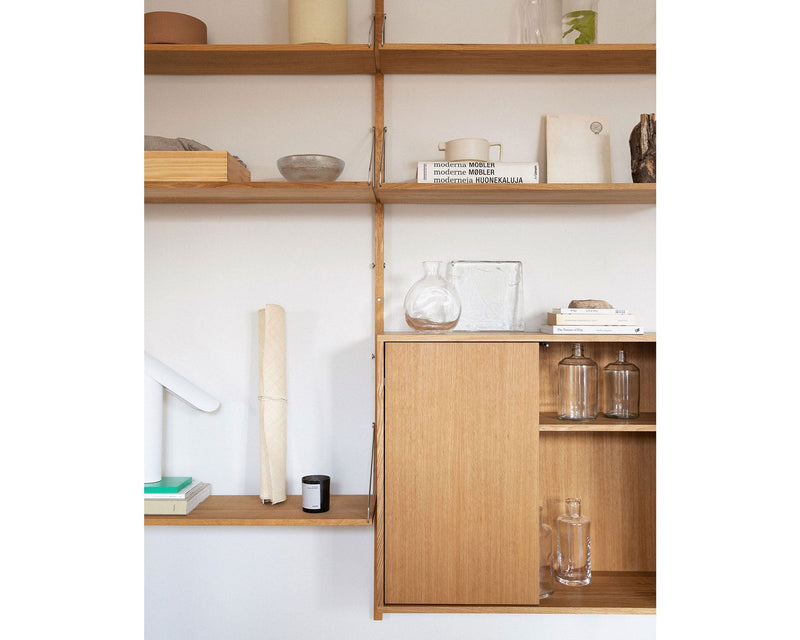 Shelf Library Cabinet | Natural Oak | Medium – FRAMA
