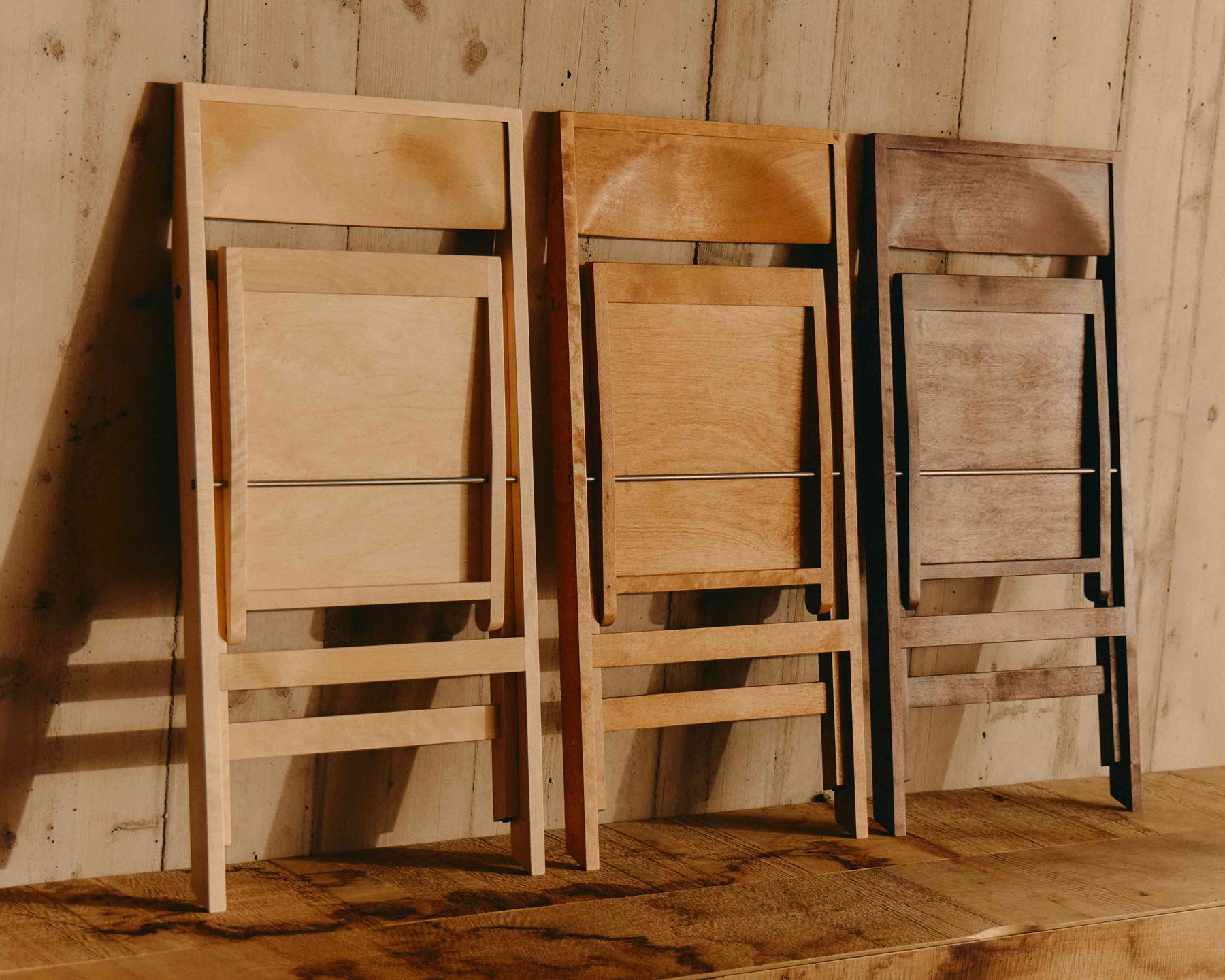 Folding Flat Chair | Natural Birch | Elevated Seating | FRAMA