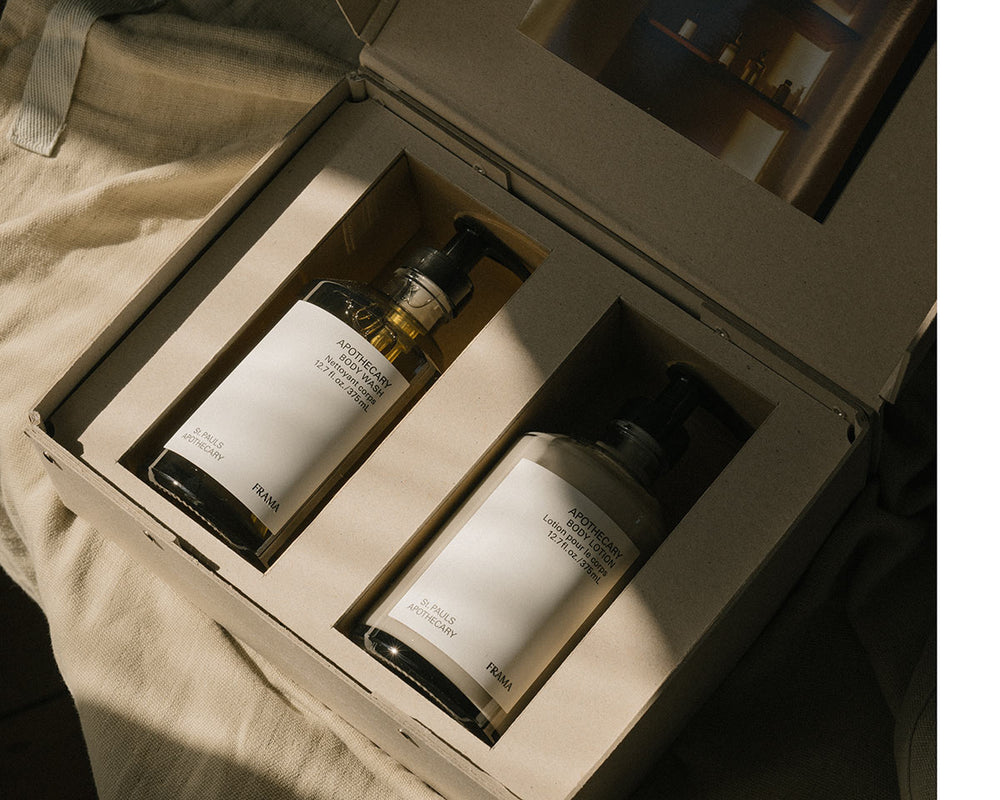 Gift Box: Body Wash + Body Lotion | Apothecary | FRAMA