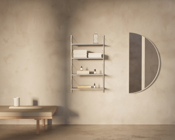 Shelf Library Single Section | Stainless Steel | H1084 / W60 – FRAMA