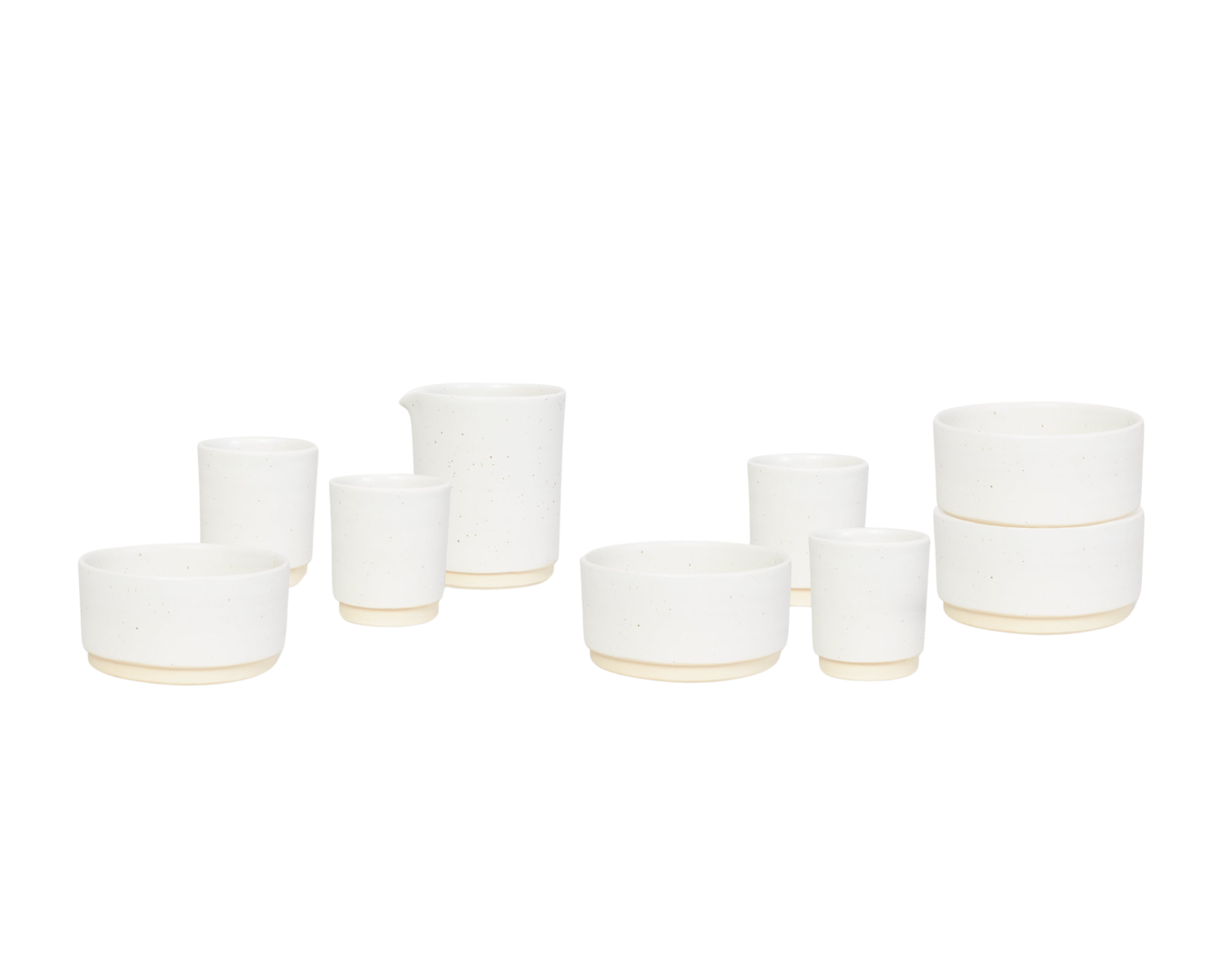 Otto Ceramic Tableware Set | Breakfast | White – FRAMA