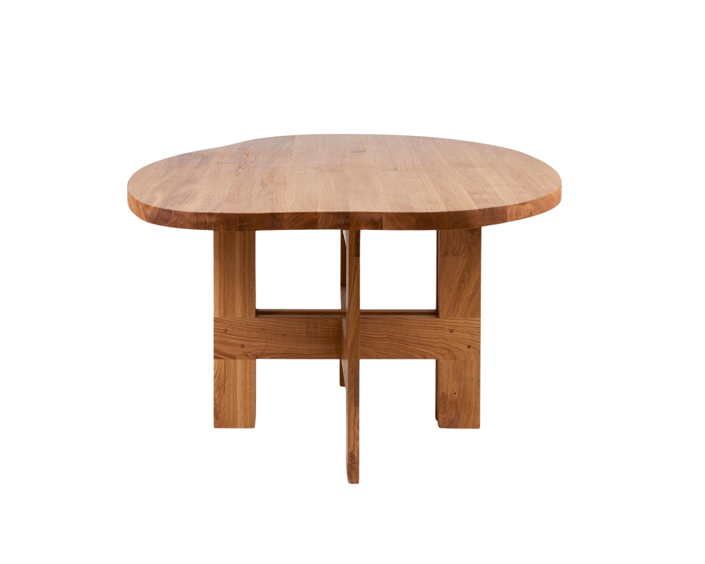 Farmhouse Trestle Table Oak Pond - Rustic Elegance | FRAMA