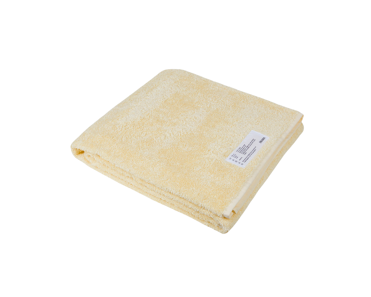 Heavy Towel | Pale Yellow | Bath Sheet – FRAMA