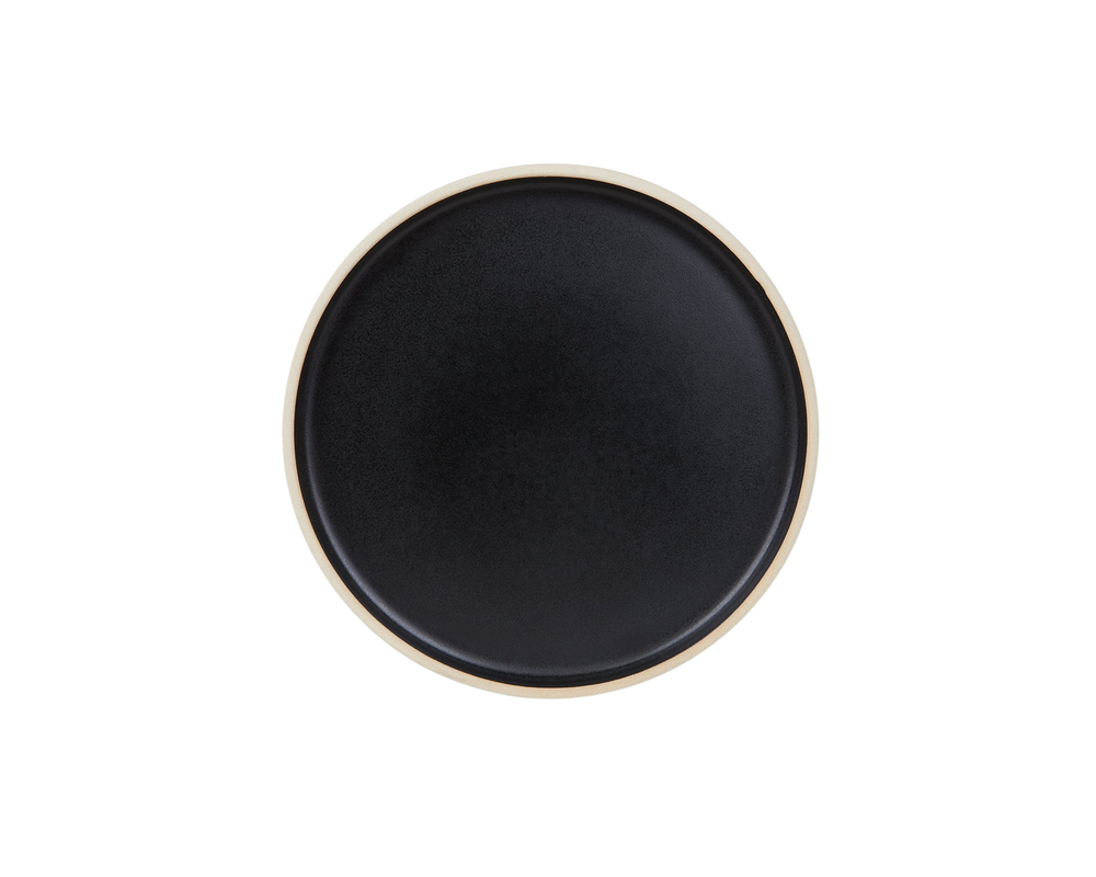 Otto Ceramic Plate Set of Two | Black | Small – FRAMA