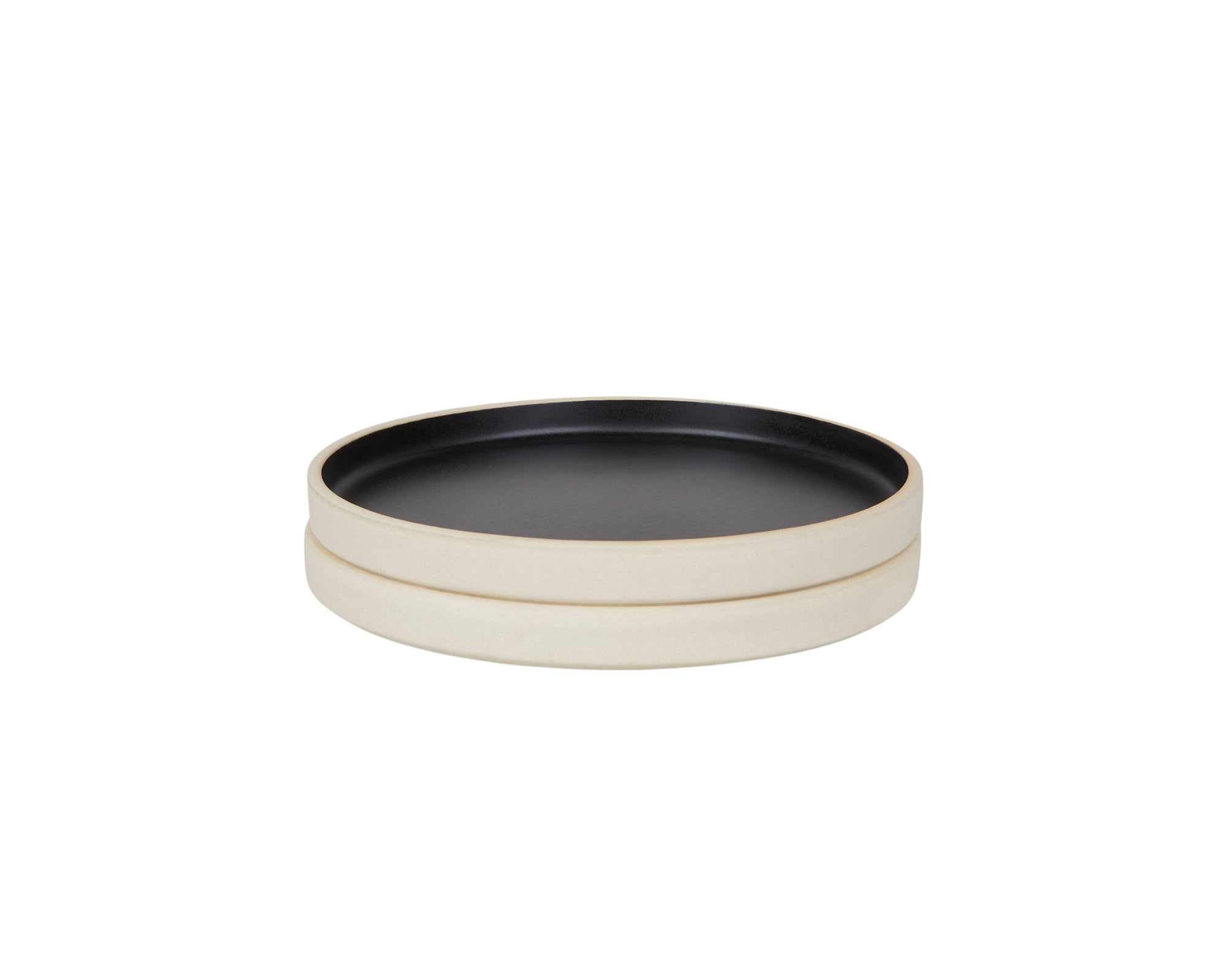 Otto Ceramic Plate Set of Two | Black | Small – FRAMA