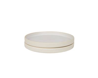 Otto Ceramic Plate Set of Two | Natural | Small – FRAMA