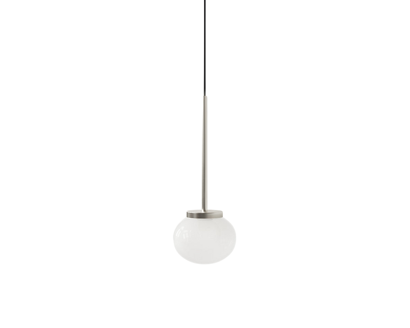 Ovoid Pendant Light | Stainless Steel | Glass Lighting | FRAMA