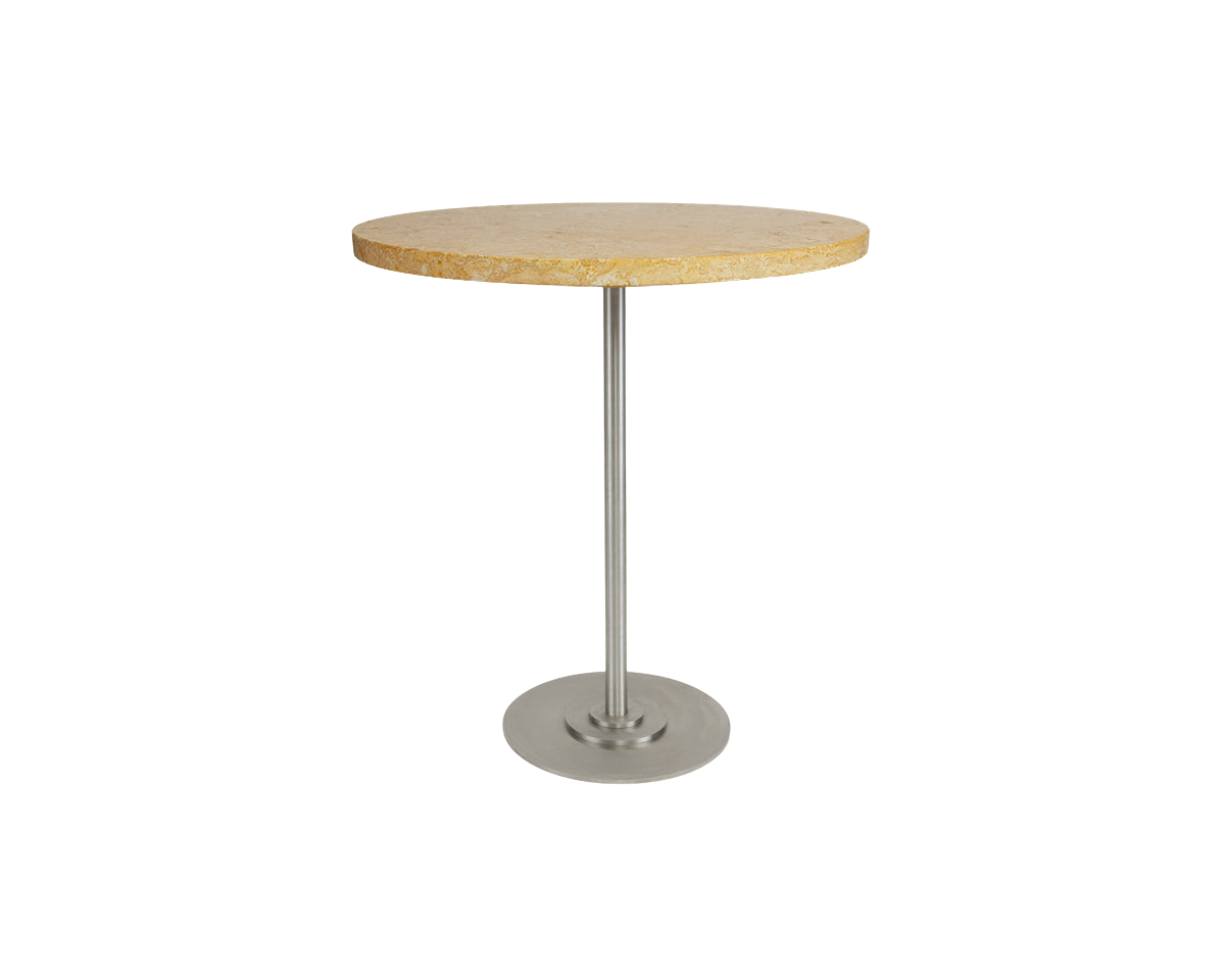 Table 57 | Yellow Limestone & Stainless Steel | FRAMA