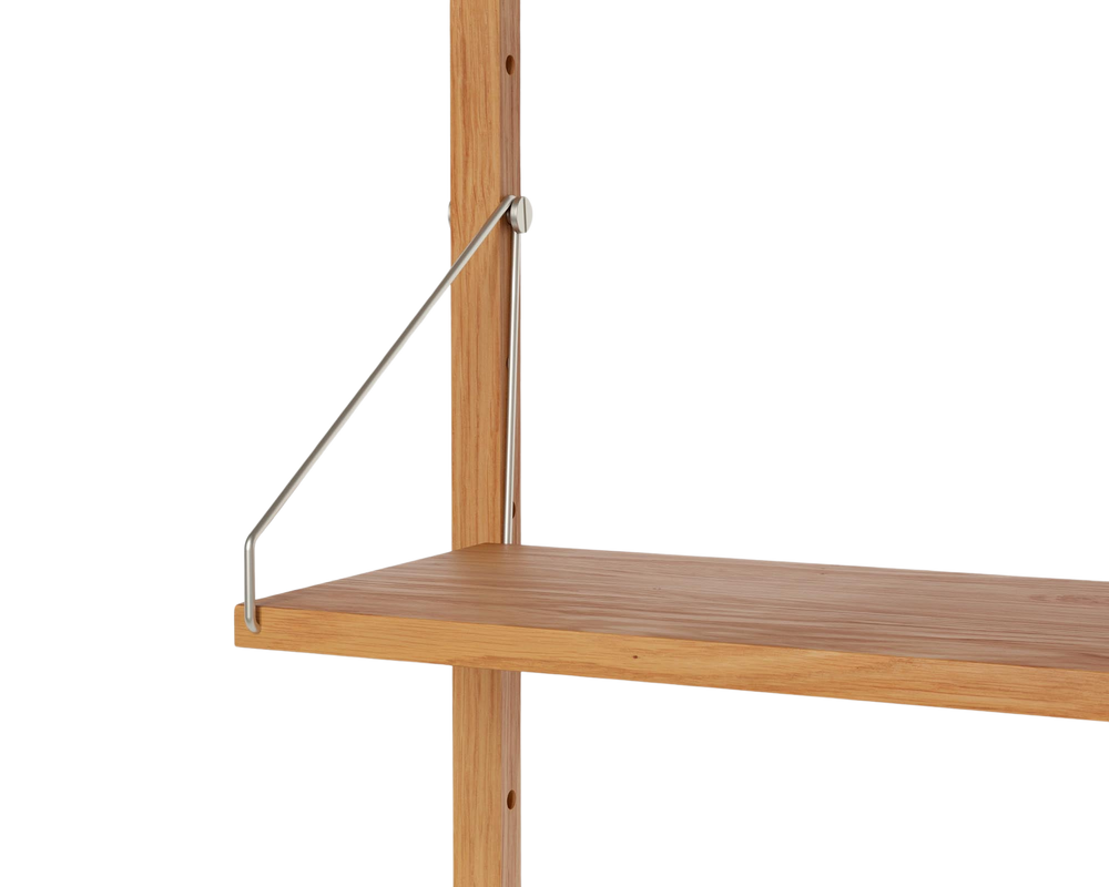 Shelf Library Medium Cabinet Section - Natural Oak | FRAMA