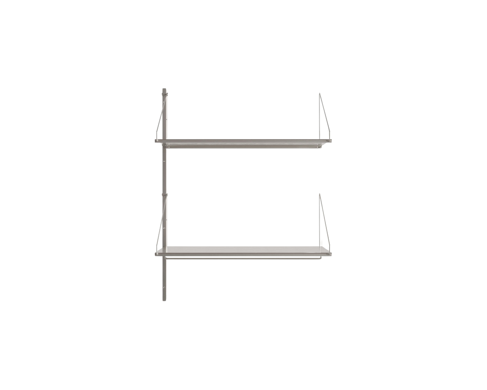 Shelf Library Single Section - Stainless Steel | FRAMA