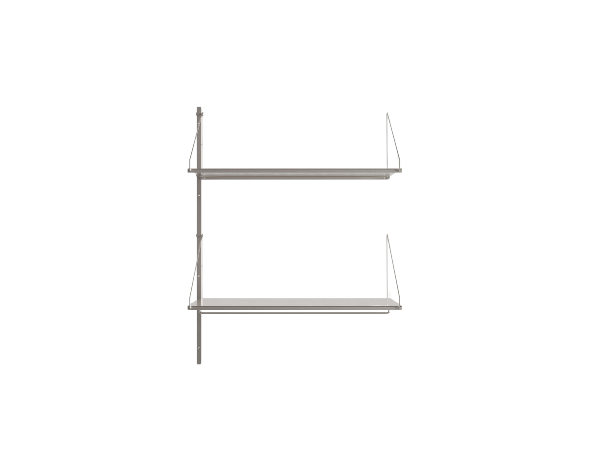 Shelf Library Single Section - Stainless Steel | FRAMA