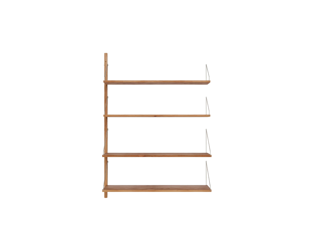 Shelf Library Single Section | Natural Oak | H114.8 / W40 – FRAMA