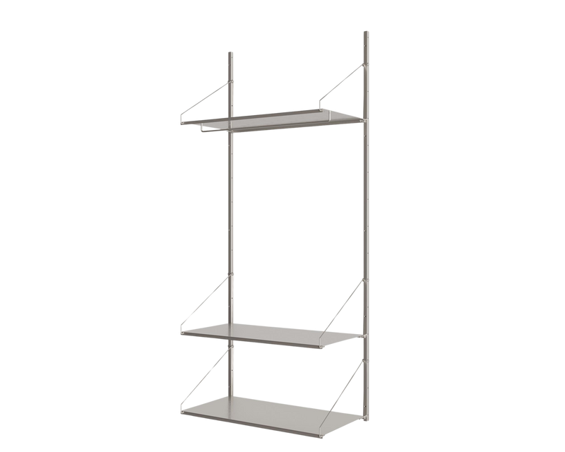 Shelf Library Hanger Section | Stainless Steel | H185.2 / W80 – FRAMA