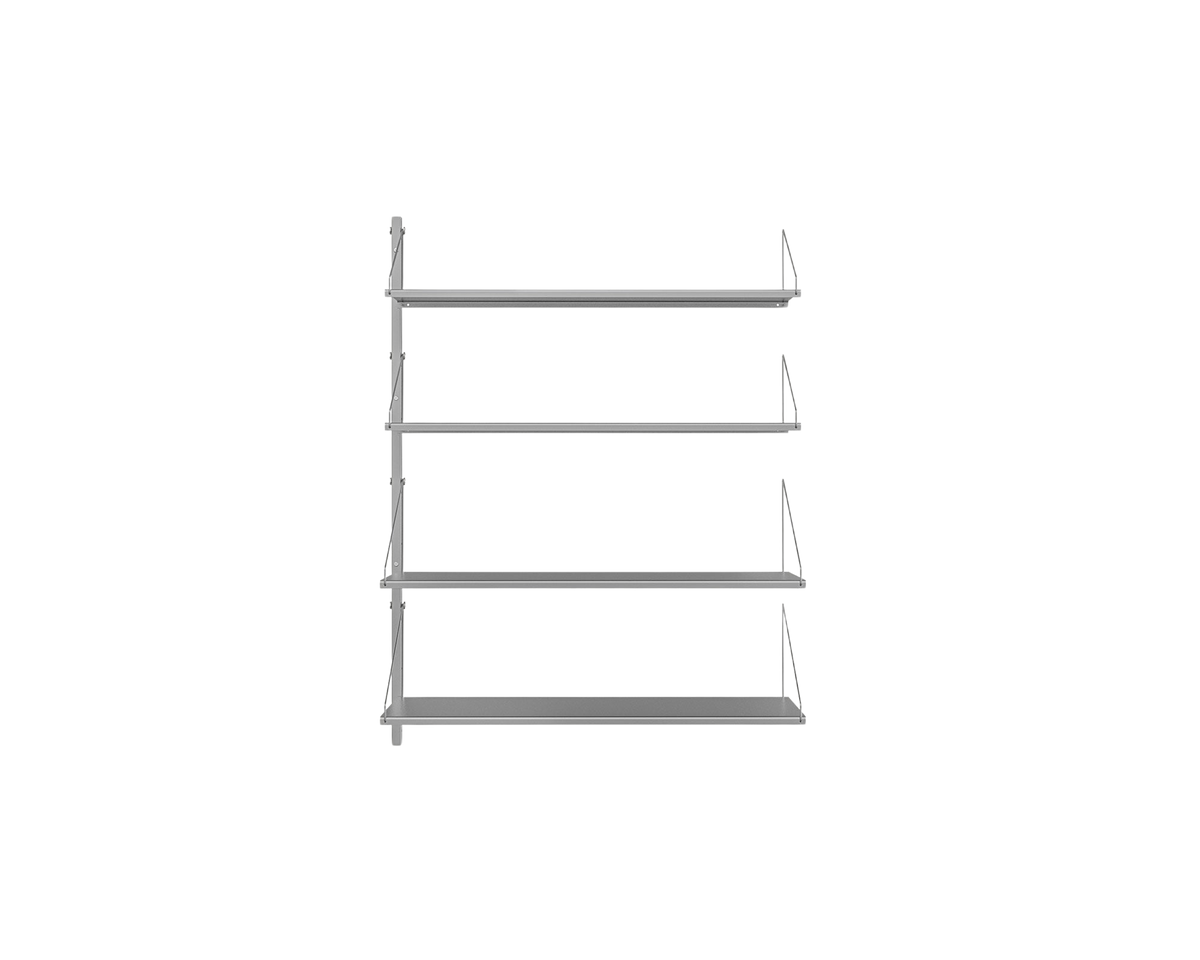 Shelf Library Single Section | Stainless Steel | H185.2 / W40 – FRAMA