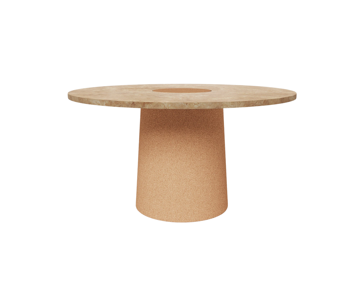 Sintra Dining Table | Yellow Limestone / Cork – FRAMA