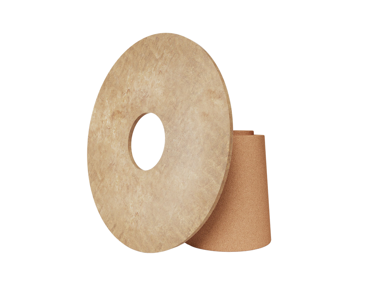 Sintra Dining Table | Yellow Limestone / Cork – FRAMA