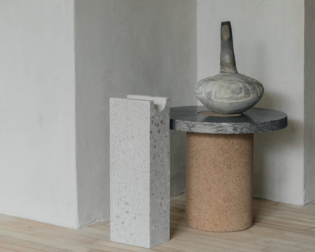 Sintra Table | Black Marble / Cork | Small – FRAMA