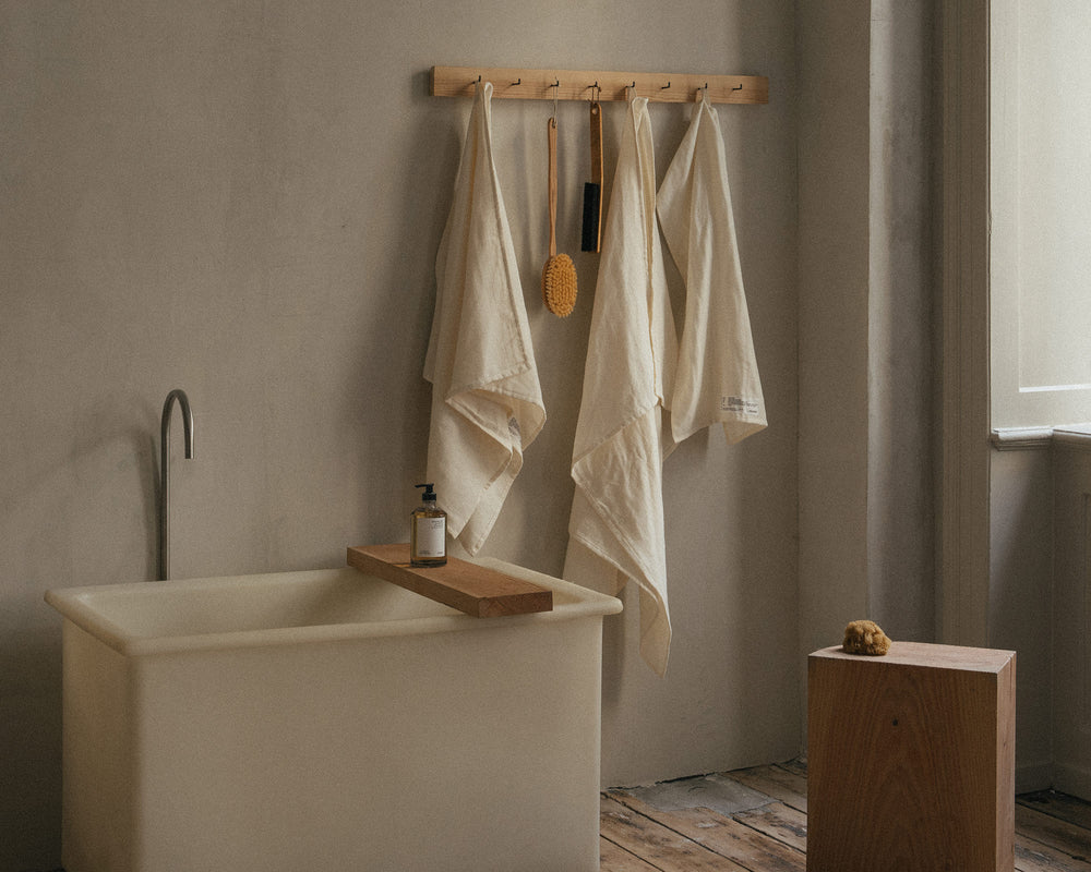 Light Towel | Bone White | Bath Sheet – FRAMA